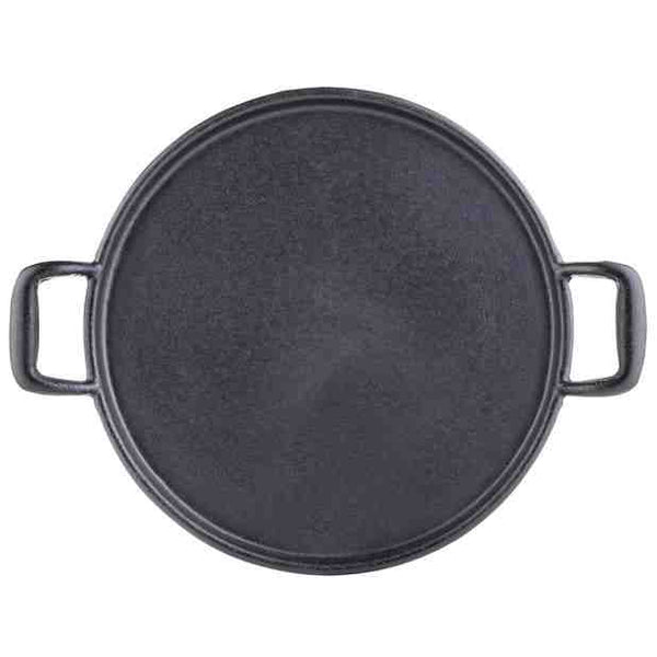 Pizza Pan With Handles | Cast Iron | Kitchen Switchen