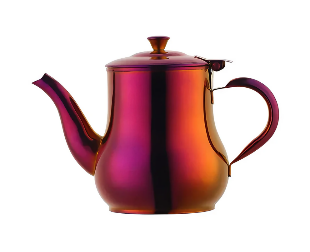 Anygleam Red Rainbow Stainless Steel Teapot with Filter – Multi-Purpos ...