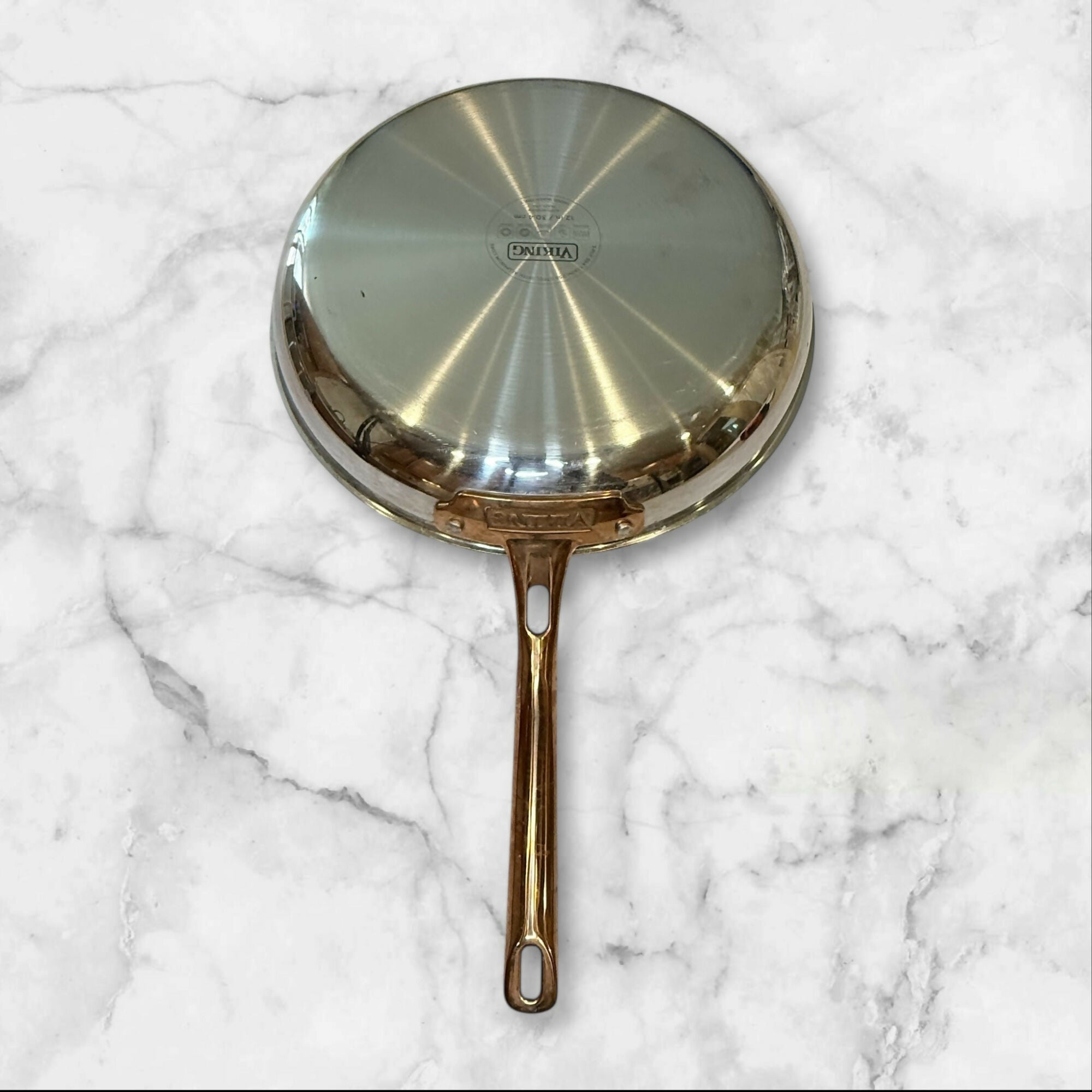 Viking Stainless Steel Fry Pan Copper Handle | Kitchen Switchen Resale