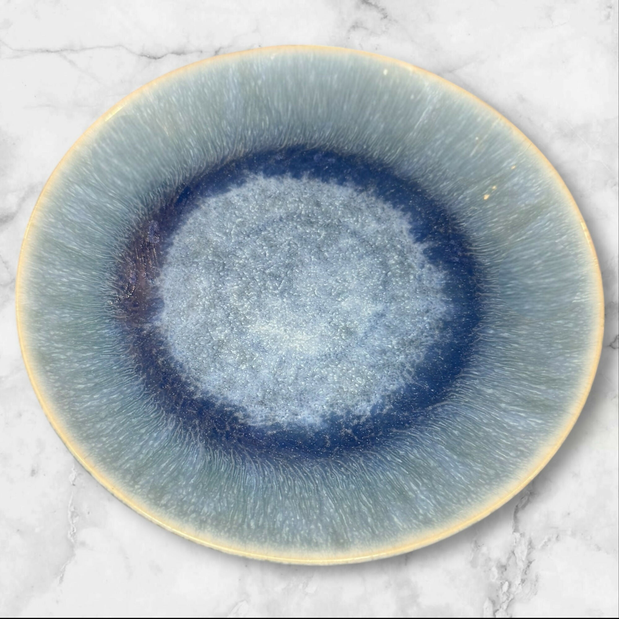 Crate & Barrel Caspian Blue Salad Plates Set of 4 | Kitchen Switchen Resale